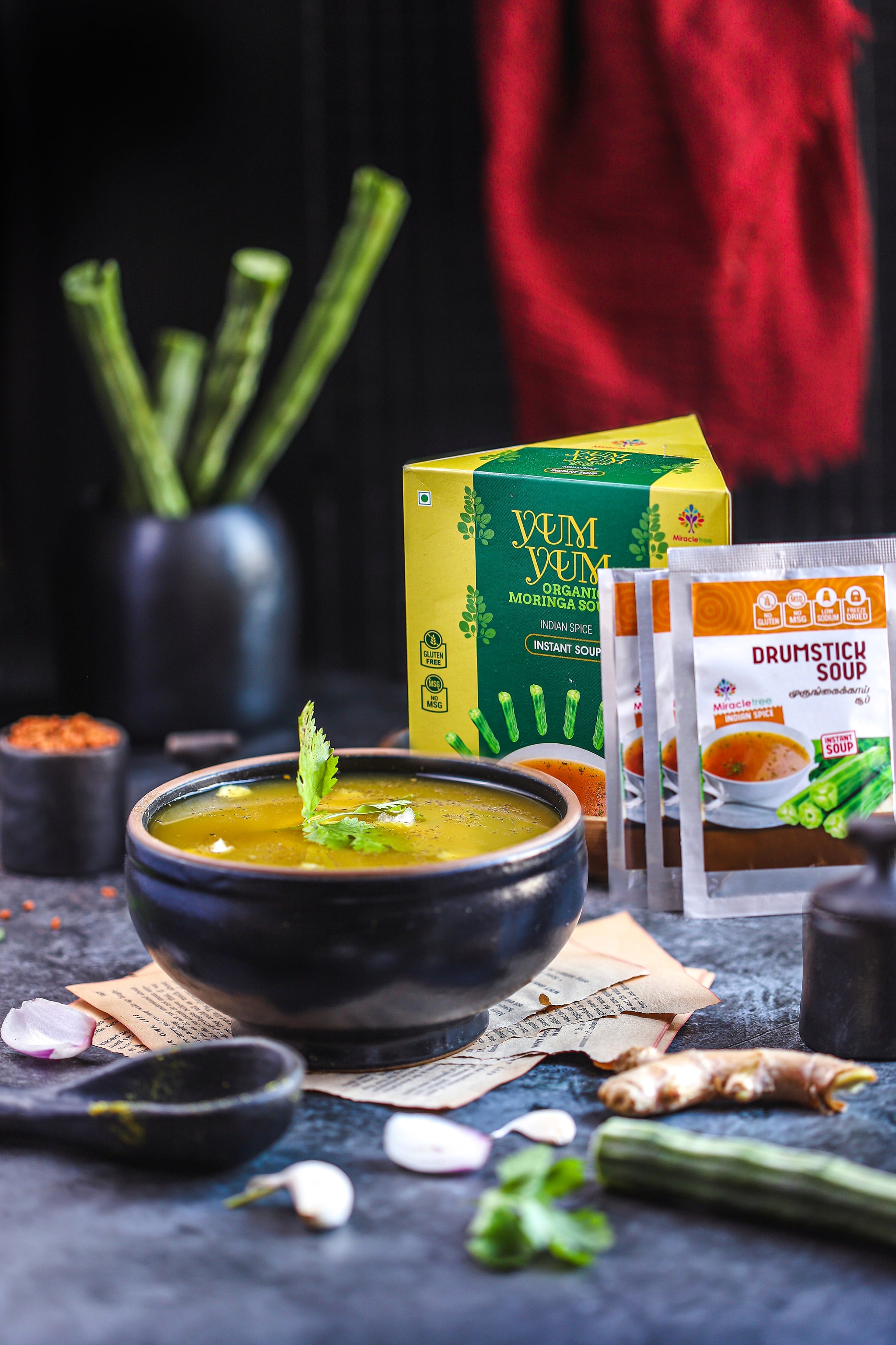 Drumstick Pulp Soup | Instant Soup | 10 Sachets – Miracletree Life Science